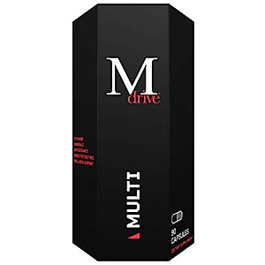 Mdrive Multi for Men, Daily Multivitamin - Immune Health Support from Zinc, Selenium, Manganese & Vitamin D, Enzymes for Digestive Support, CoQ10 and Plant Extracts for Energy and Vitamin K2, 90ct