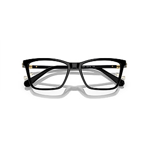 SWAROVSKI SK2015 Prescription Eyewear Frames, Black/Demo Lens, 51 mm