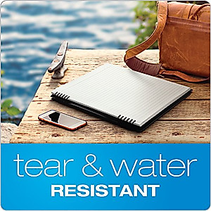 Oxford Stone Paper Notebook, 8-1/2" x 11", Blue Cover, 60 Sheets, 2 Pack (161646)