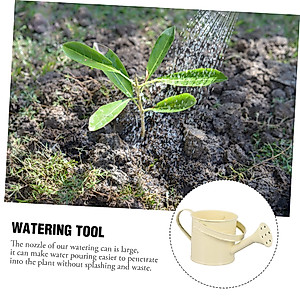 10 pcs Pour and Sprinkler Can Mini Spout Galvanized Plant Portable Yard Tin Pot Succulents Long Bucket Small for Cans Shabby Spray Kettle Display Metal Watering Sturdy