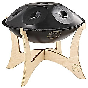Handpan Stand for Seated Position, Baltic Birch Wood — MADE IN EUROPE — for Meditation, Sound Healing Therapy and Yoga, 2-YEAR WARRANTY