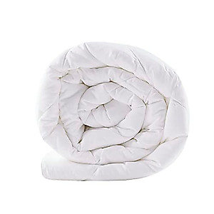 Sleep Philosophy Thinsulate Fibers 3M Scotchgard Moisture Wicking Down Alternative Comforter with 300TC Cotton Sateen Cover, King, White