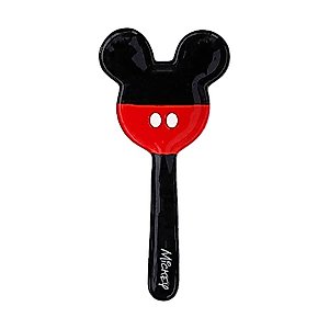 Zrike Disney Mickey Figural Spoon Rest - Functional Ceramic Utensil Holder with Iconic Design Doubles as Decor on Kitchen Counter or Dining Table Microwave & Dishwasher Safe A Gift for Any Occasion