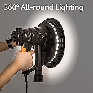 Excited Work Drywall Sander, 800W Electric Drywall Sander with Vacuum and LED Light Variable with a Removable Handle Carry Dust Collection Bag and 13 Pcs Sanding Discs
