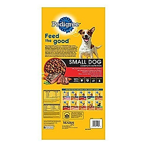 Pedigree Dog Food, Dry, Small Dog, Grilled Steak and Vegetable Flavor, 3.5-Lb.