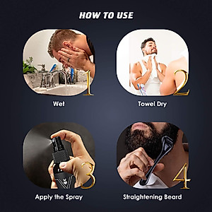 VIKICON Shield Heat Protectant Spray - Blend Prevents Damage & Breakage for Hair and Beard