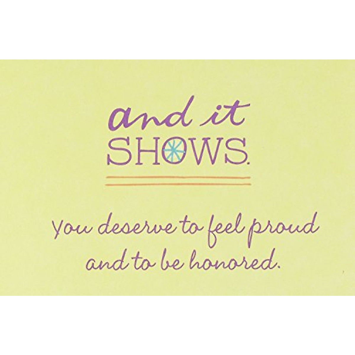 Hallmark Mahogany Congratulations Card (It Shows)