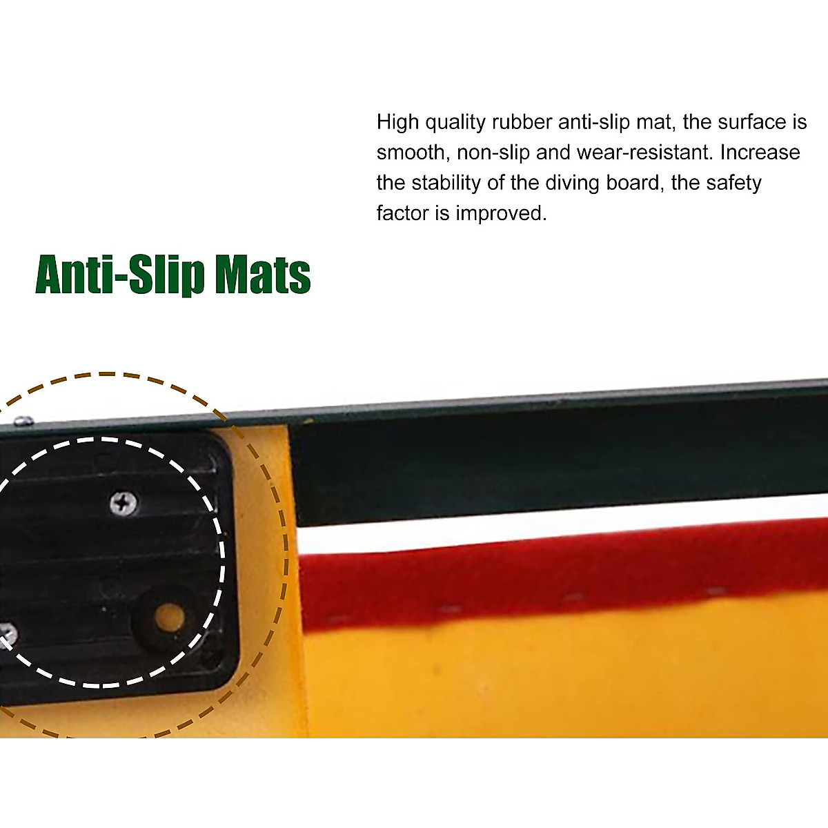 BIBOYA Gymnastics Springboard Vault Gymnastics Springboard for Kids, No Deformation Thickened Sport Equipment for School Training/Home, a Ramp for Kid's Toy Trucks