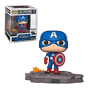 Funko Pop! Deluxe Marvel: Avengers Assemble Series - Captain America, Amazon Exclusive, Figure 6 of 6