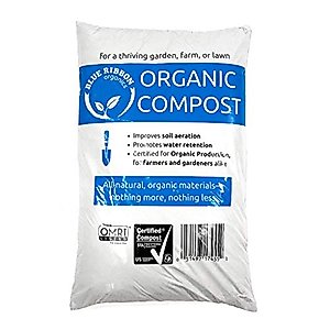 Ribbon Organics OMRI Certified Organic Compost Size: 7.9 Gallons, 32-35 Pound Bag