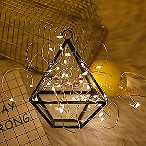 KBSN LED String Lights, Solar String Lights, Copper Wire Solar Garden Lights with 8 Modes, Waterproof Indoor/Outdoor Fairy Lights for Garden, Home, Wedding, Party