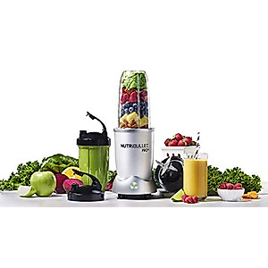NutriBullet N12-1001 Pro+ 1200W 10pc Single Serve Blender Gray - Certified Refurbished