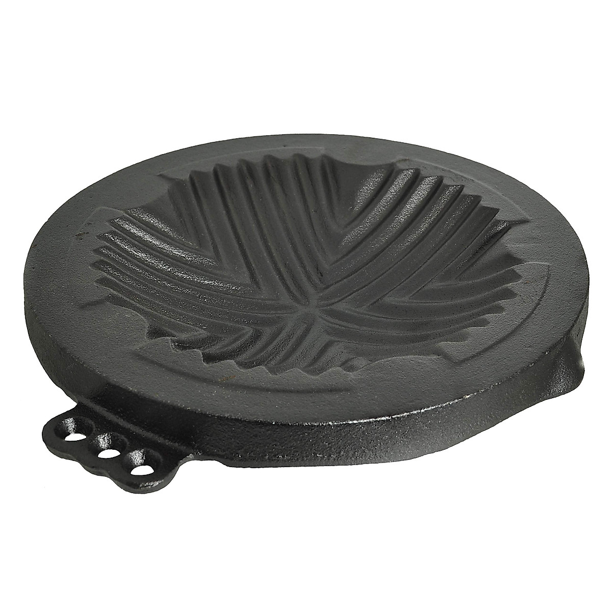 Korean Traditional Cast Iron Mongolian BBQ Grill Pan Stovetop, 11-1/2 Inches x 2 Inches (29cm)