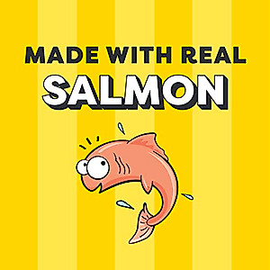 Temptations Creamy Puree with Salmon Lickable, Squeezable Cat Treats, 0.42 oz Pouches, 24 Count