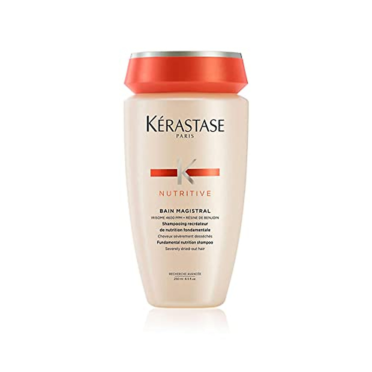 KERASTASE Nutritive Nourishing & Conditioning Shampoo | For Severely Dry Hair | Moisturizes and Softens | With Irisome Complex | Bain Magistral | 8.5 Fl Oz