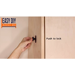 Murphy Bed Cabinet Lock Mechanism is specifically Designed to Lock The Bed Frame on Any Compatible Murphy Bed so it Cannot Easily be Opened unintentionally