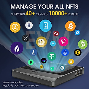 ELLIPAL Hardware Wallet, Air-gapped & Internet Isolated Security Crypto Wallet Titan Mini, 10000 coins &Token, Anti-Disassemble &Tamper Cold Wallet, Cold Storage for BTC/XRP/ETH/XLM/USDT/LTC