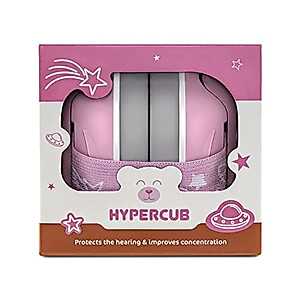 HYPERCUB BABY EARMUFFS - Noise Cancelling Headphones - Sound Proof Ear Protection For Infant Toddler - Baby Travel With Carrying Bag - Noise Reduction Earmuff - Fits Ages 3-48 Months