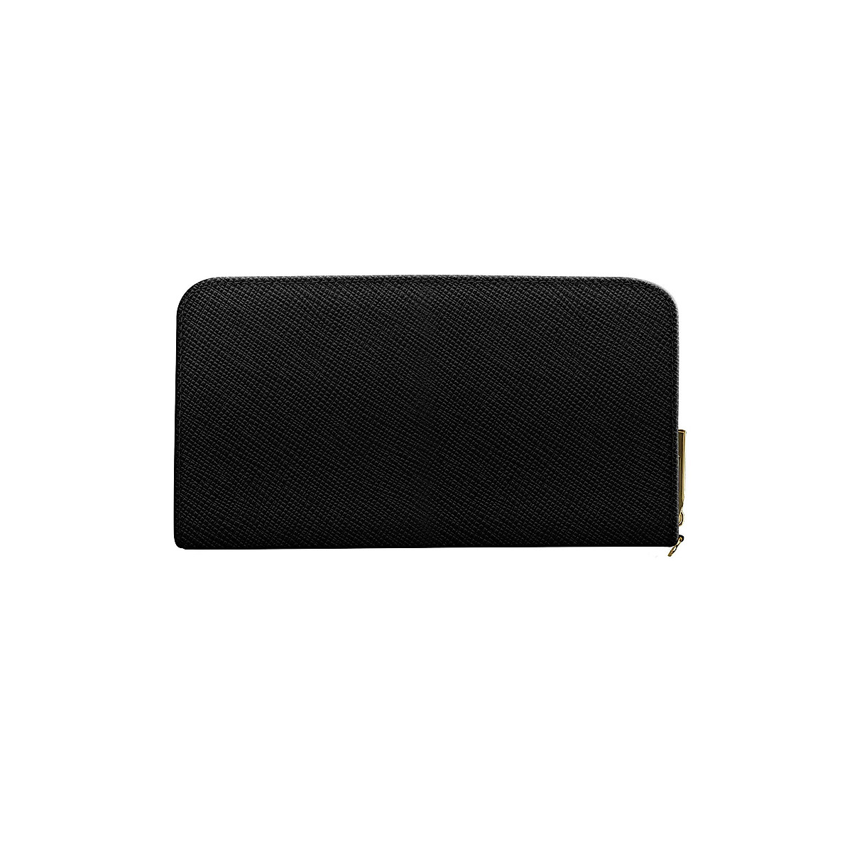 iDeal Of Sweden Chelsea Wristlet Wallet with Cellphone Pocket Clutch (Vegan Leather) (Saffiano Black)