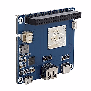 Lithium Battery Pack Expansion Board for Raspberry Pi, Lithium Battery Pack Expansion Board Power Supply with SW6106 Mobile Power chip, Supports Two-Way Fast Charging