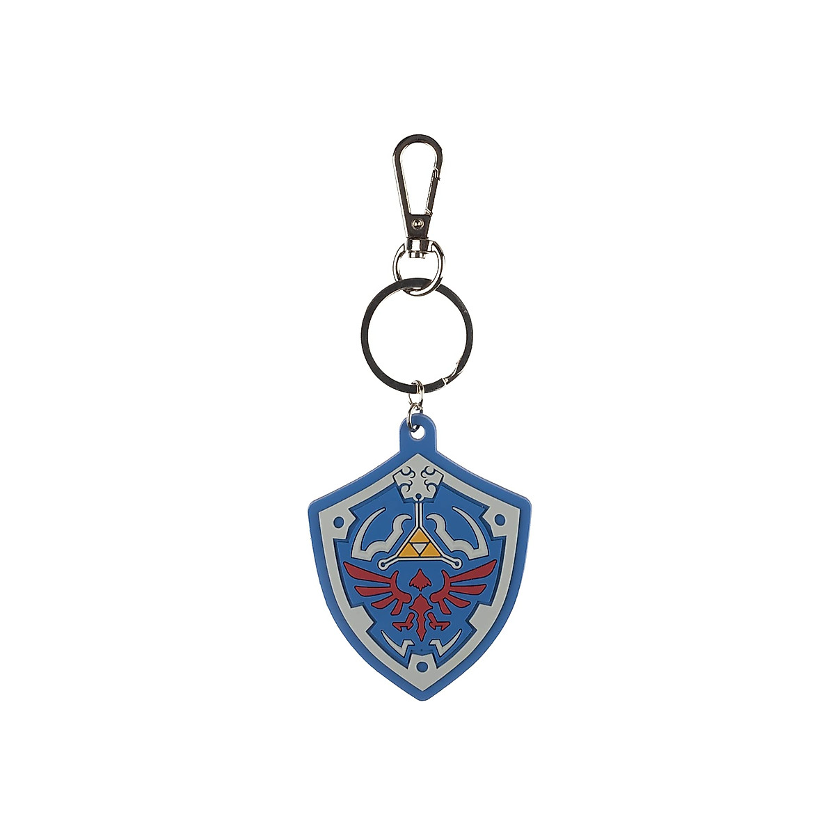 Legend of Zelda Shield Crest PVC Rubber Keychain