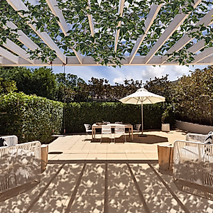 Grand Verde Ficus Tree Branches Artificial Greenery Bulk Faux Plants Green Silk Leaves 23” Long Stems DIY Home Decor Indoor Outdoor, 4pcs