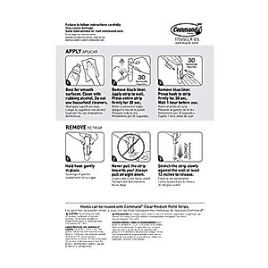 Command, Medium, Clear, Wire Toggle, 2-Hooks (17065CLR-ES), 2 Count