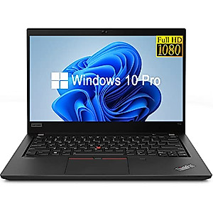 2022 Newest Lenovo ThinkPad T14, 14" FHD IPS Display, AMD Ryzen 5 Pro 4650U Hexa-Core Processor, AMD Radeon Graphics, 40GB RAM, 1TB PCIe SSD, Backlit Keyboard, Fingerprint Reader, Windows 10 Pro
