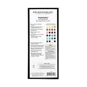 Prismacolor 27049 Premier NuPastel Firm Pastel Color Sticks, 24-Count