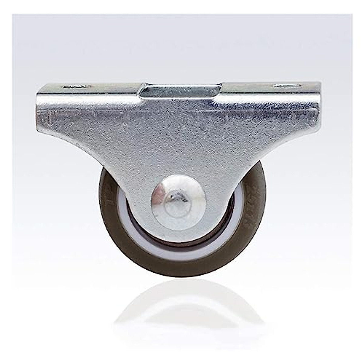 Castor Wheels Moving Caster Wheels Caster Rubber Wheel, for Transport Furniture Fixed Castor Wheels 25mm,Rubber Fixing Castors 50mm,Set of 4 (Size : 2inch)