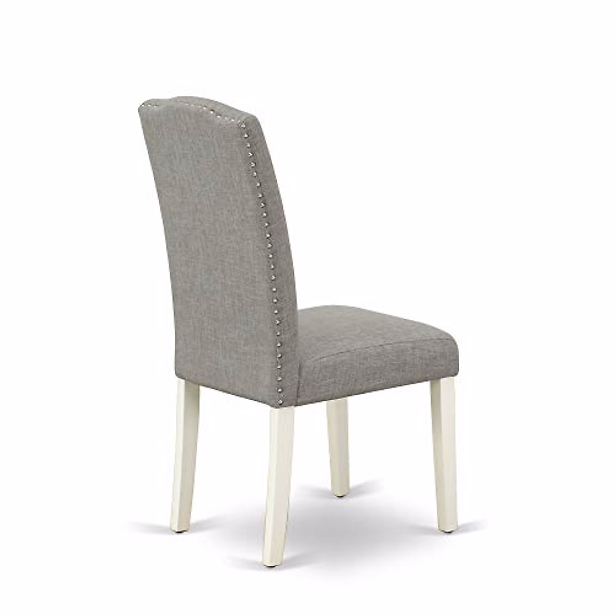 East West Furniture AVEN7-LWH-06 Dining Table Set, 7-Piece