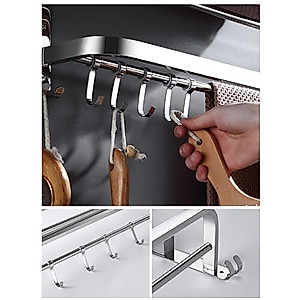 Towel Rack, Minimalist Style Light Luxury Easy to Install Stainless Steel Wall Mounted Towel Bar, Sturdy and Practical Bathroom Accessories for Bathroom, Kitchen