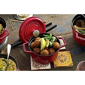 STAUB 1102006 Round Casserole, 20cm, Cherry