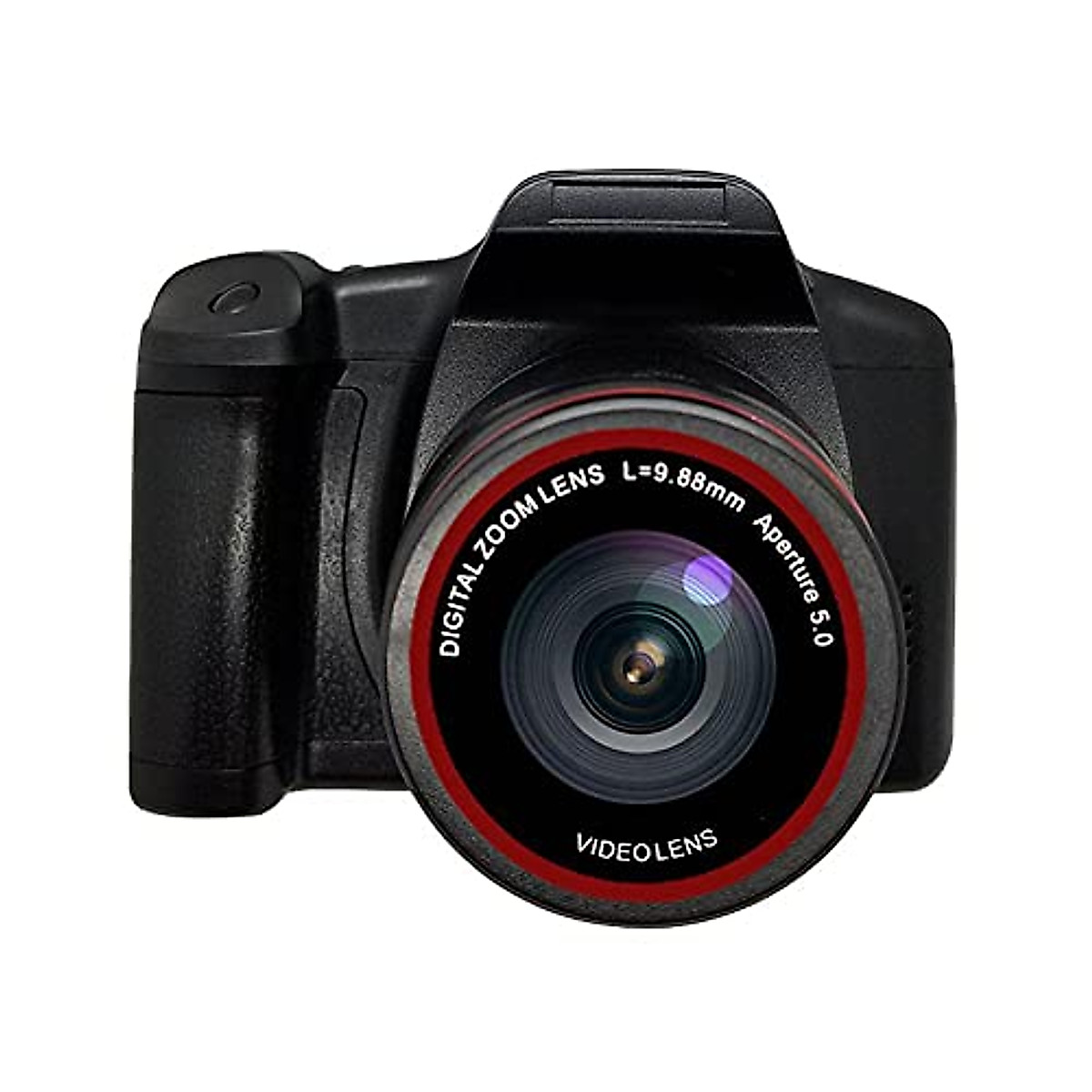 NORK Digital SLR Camera, Portable Anti-Shake Vlogging Camera, 2.4 in TFT LCD Screen 1080P Video Camera, Built-in Microphone, HD 16X Zoom, 5MP CMOS Sensor, Black