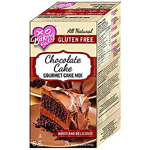 XO Baking Co. Chocolate Cake Mix - Flavorful Non-GMO Certified Chocolate Cake Baking Mix - No Preservatives or Artificial Flavors (1 Pack)