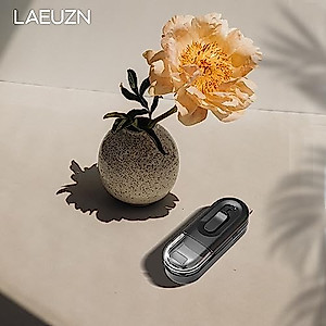 Laeuzn Mini Bag Sealer, Heat Sealer & Cutter 2 in 1 Portable Heat Vacuum Sealer Machine for Plastic Bags Storage Food Snack Cookies Fresh,Kitchen Gadget (Battery Included)
