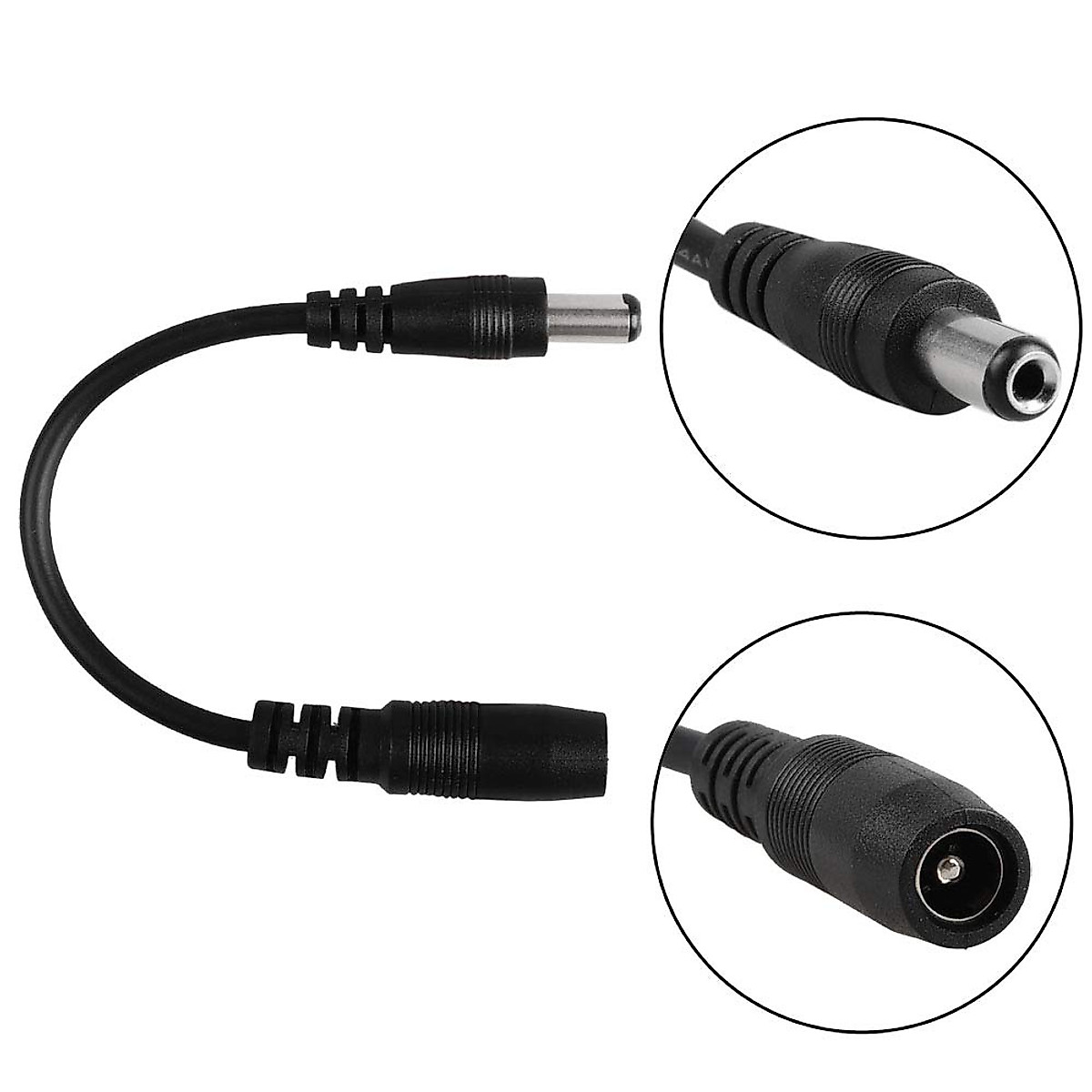 Mr.Power Reverse Polarity Converter Cable 5.5 X 2.1 for Keyboard Guitar Effect Pedal (1 pcs)