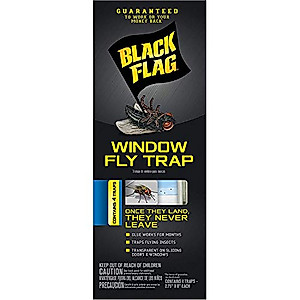 BLACK FLAG WINDOW FLY TRAP 16 PACK (4 PACKAGES WITH 4 TRAPS EA)