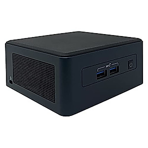 Intel NUC 11 Pro Kit NUC11TNHi5 Mini Desktop PC - 11th Gen Core i5-1135G7 up to 4.2GHz CPU, 32GB DDR4 RAM, 512GB PCIe SSD + 1TB HDD, Iris Xe Graphics, Wi-Fi 6 + Bluetooth 5, Windows 10 Pro