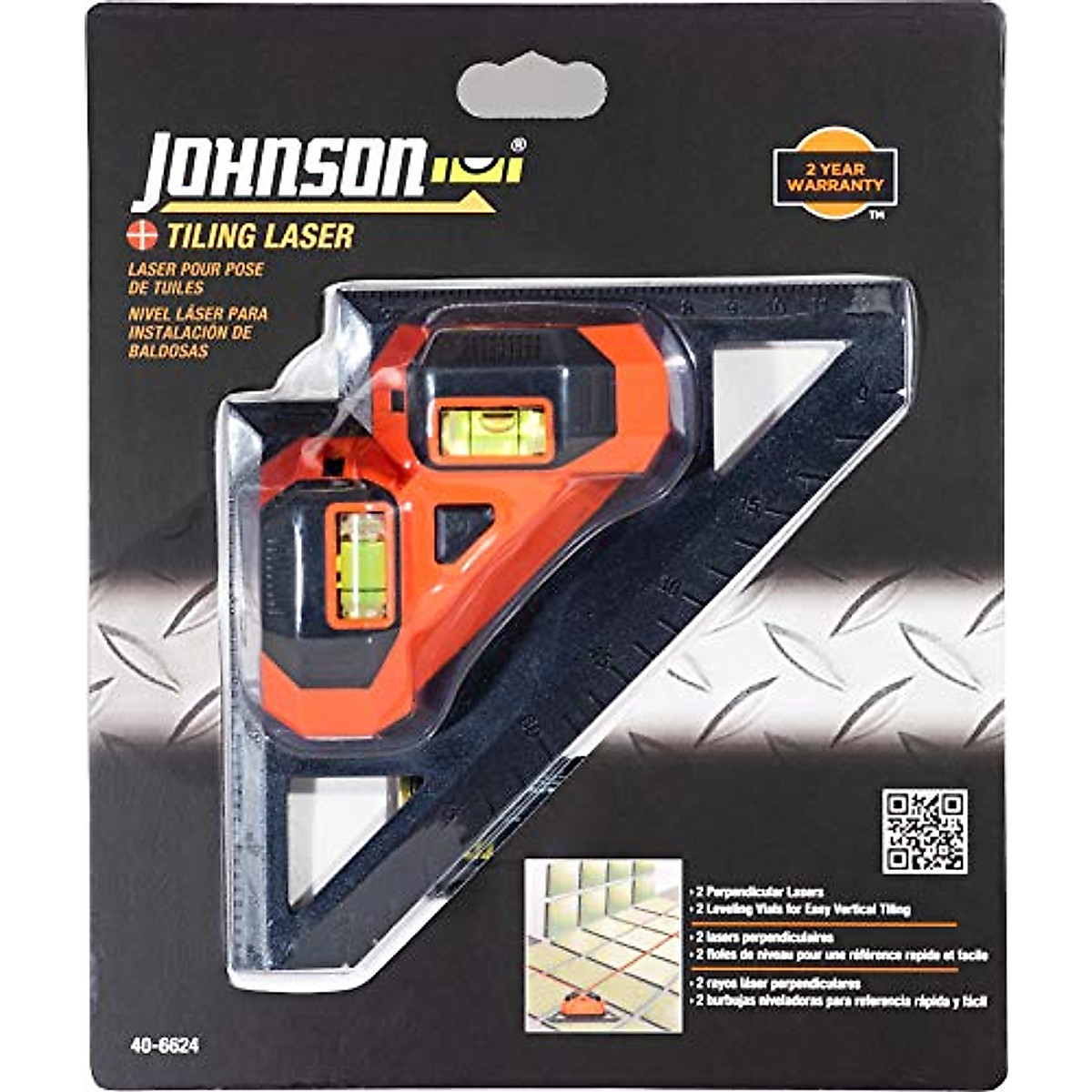 Johnson Level & Tool 40-6624 Tiling Laser, Red, 1 Laser