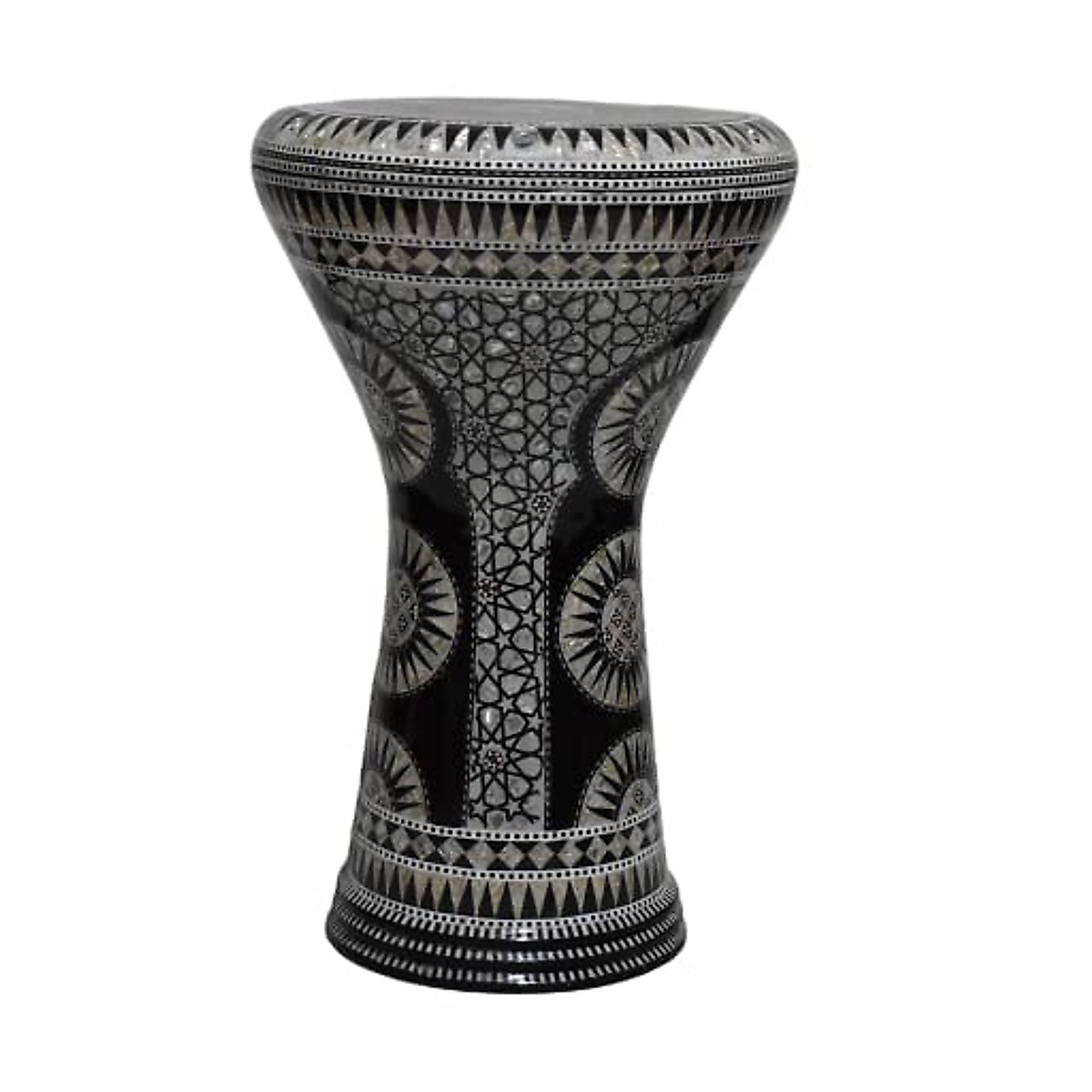 17 inches Drum Darbuka tabla doumbek mother of pearl Gawharet El Fan musical instrument Egyptian handmade