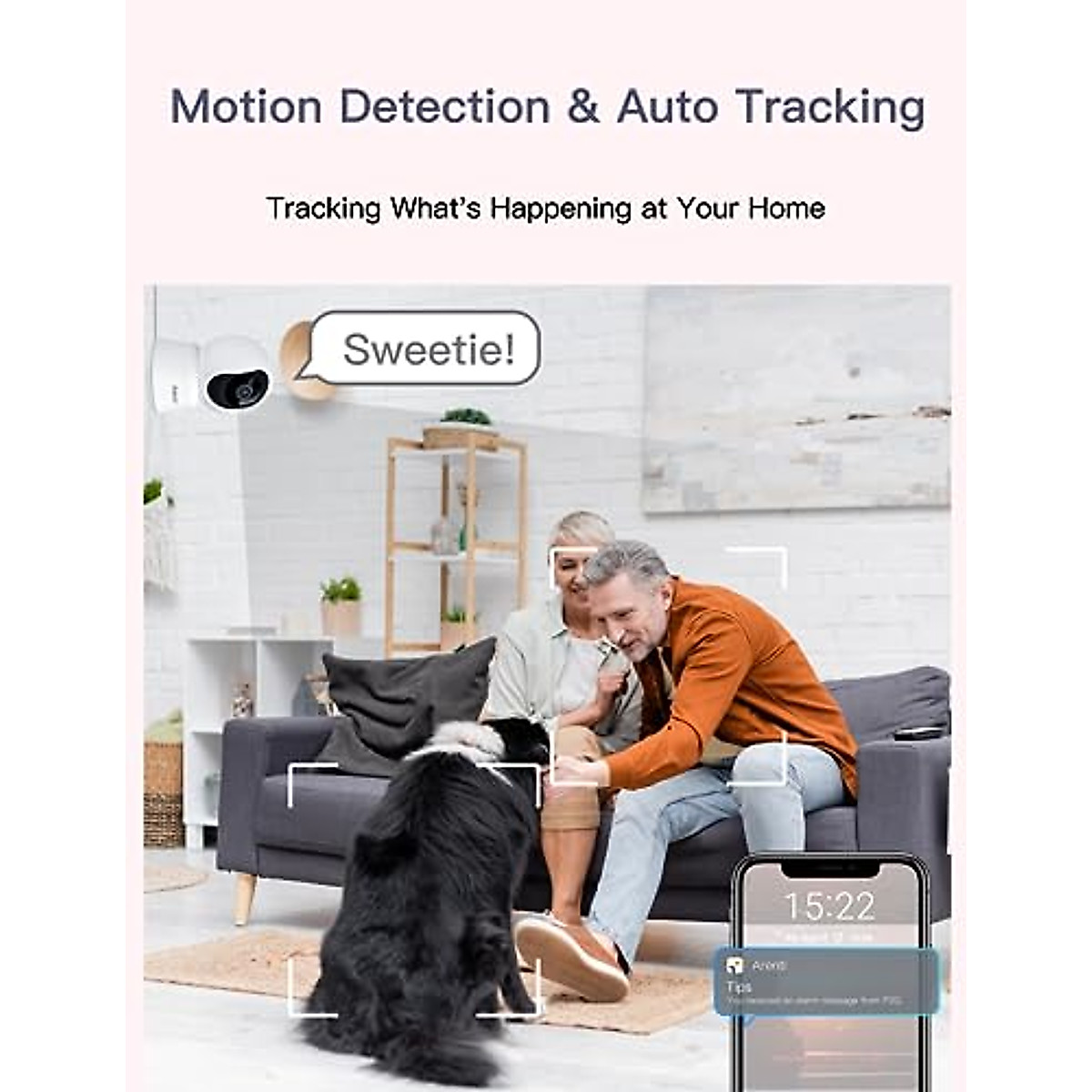 ARENTI 5ghz WiFi Security Camera Indoor, 4MP Plug-in Pet Dog Camera with Phone App, Baby Home Cam 2.4G/5G Dual-Band, AI Motion Detection, Auto Tracking, 2-Way Talk, Night Vision, Works with Alexa