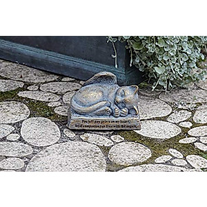 Roman Garden - Cat with Wings Garden Statue, 6H, Garden Collection, Resin and Stone, Decorative, Memorial Gift, Garden Gift, Home Outdoor Decor, Durable, Long Lasting