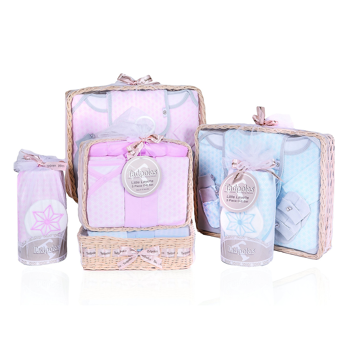 Tadpoles Starburst Gift Set, Blue, 6-12 Months, 5 Piece