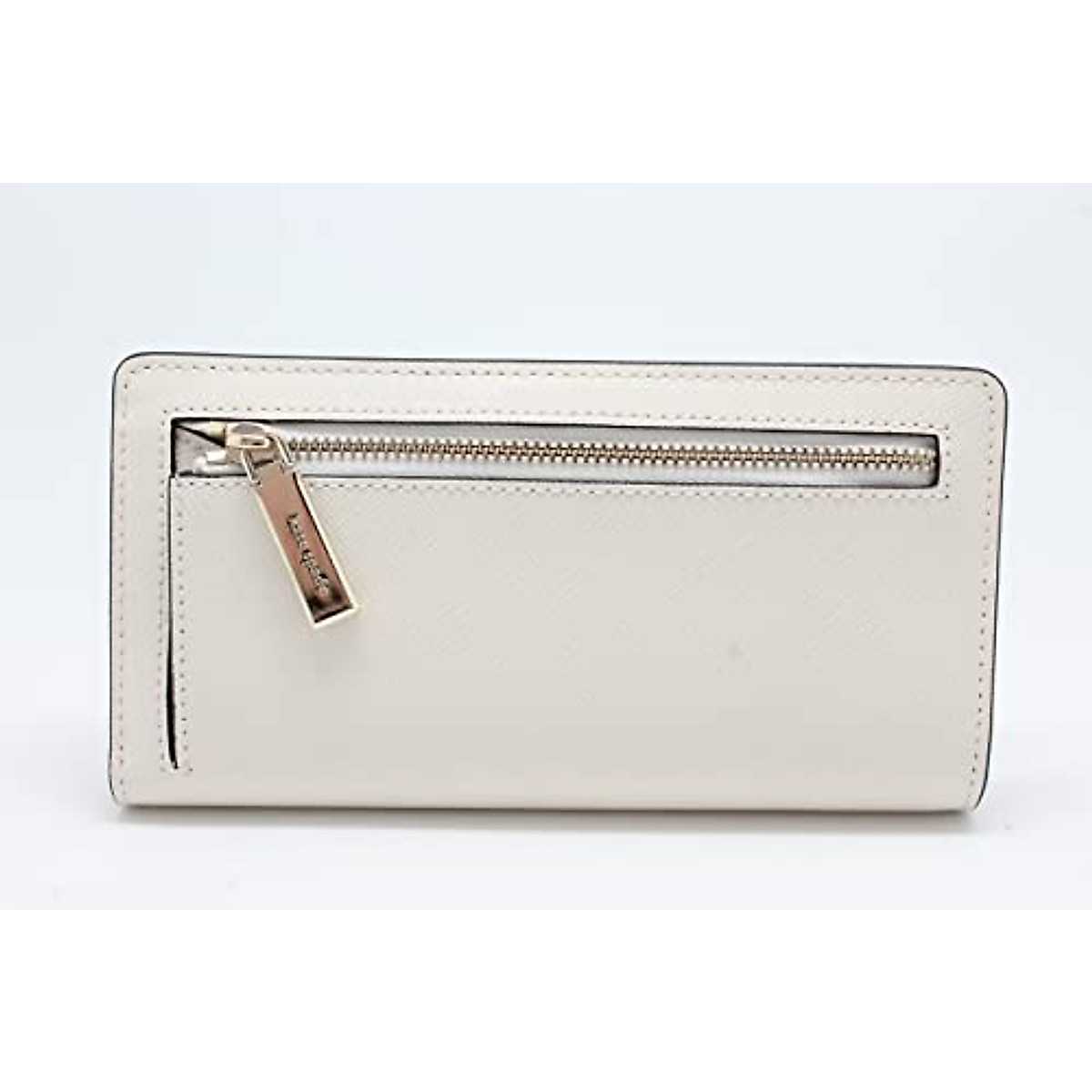 Kate Spade New York Staci Large Slim Bifold Wallet (Parchment)