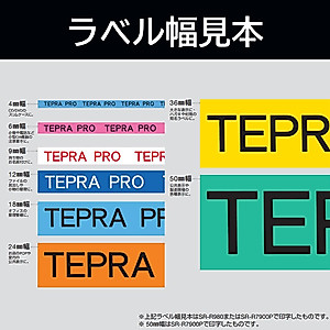 King Jim SS12KL-5P Tepra PRO Tape Cartridge, Eco Pack, 5 Pieces, 0.5 inches (12 mm), White Label/Black Character, Long, 56.3 ft (16 m)