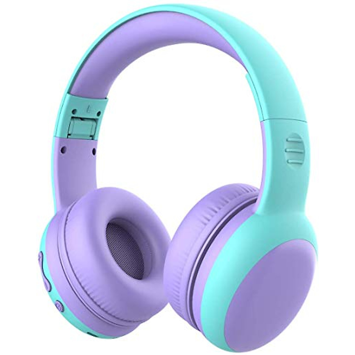 gorsun Bluetooth Kids Headphones with Microphone,Children's Wireless Headsets with 85dB Volume Limited Hearing Protection,Stereo Over-Ear Headphones for Boys and Girls (Purple)