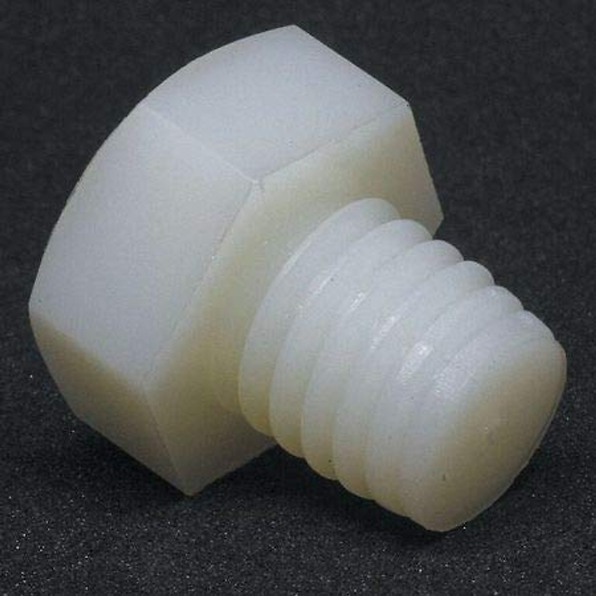 5/8"-11 x 1/2" Nylon UNC (Coarse) Hex Head Cap Screws, 5 pk.