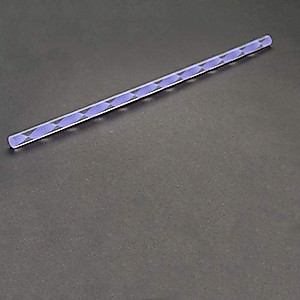 Fielect Light Purple Twisted Line Acrylic Round Rod Standard Plexiglas Tolerance Lightweight for DIY 8mm Diameter 250mm Height 2Pcs