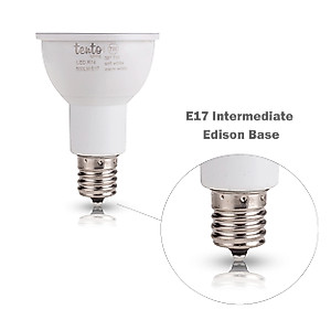 tento Lighting E17 R14 LED Reflector 40w Halogen Replacement Intermediate Base Spotlight (White)